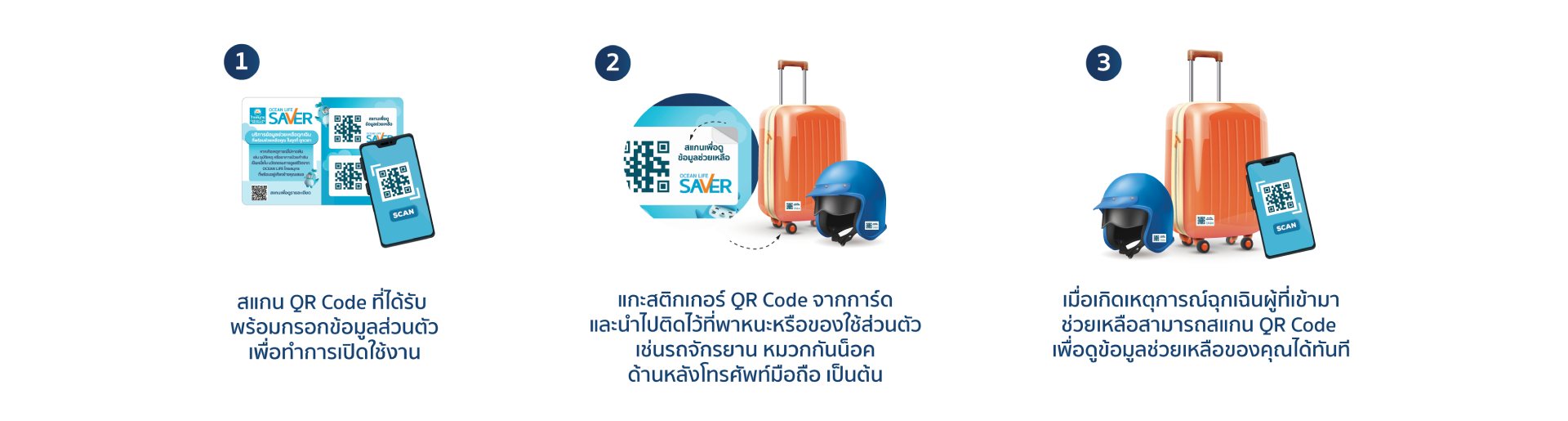 OCEAN LIFE SAVER: Easy with QR Code